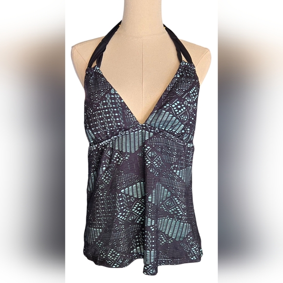 Mossimo Supply Co. | Swim | Ecmossimo Crochet Eyelet Tankini Top Black ...
